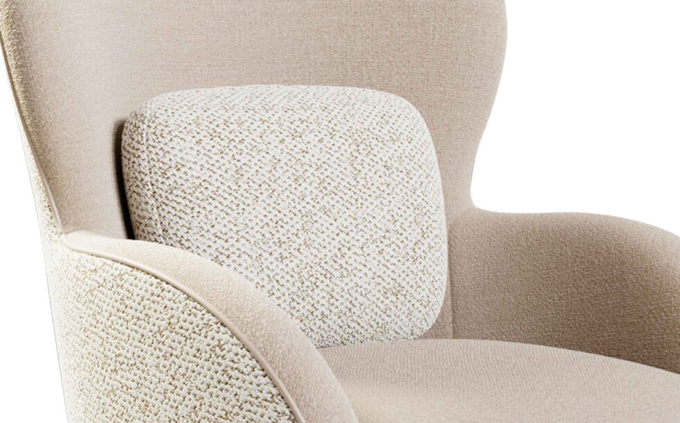GEM ICONIC UPHOLSTERED CHAIR 911 (SWIVEL) | Adriana Hoyos | Worldwide